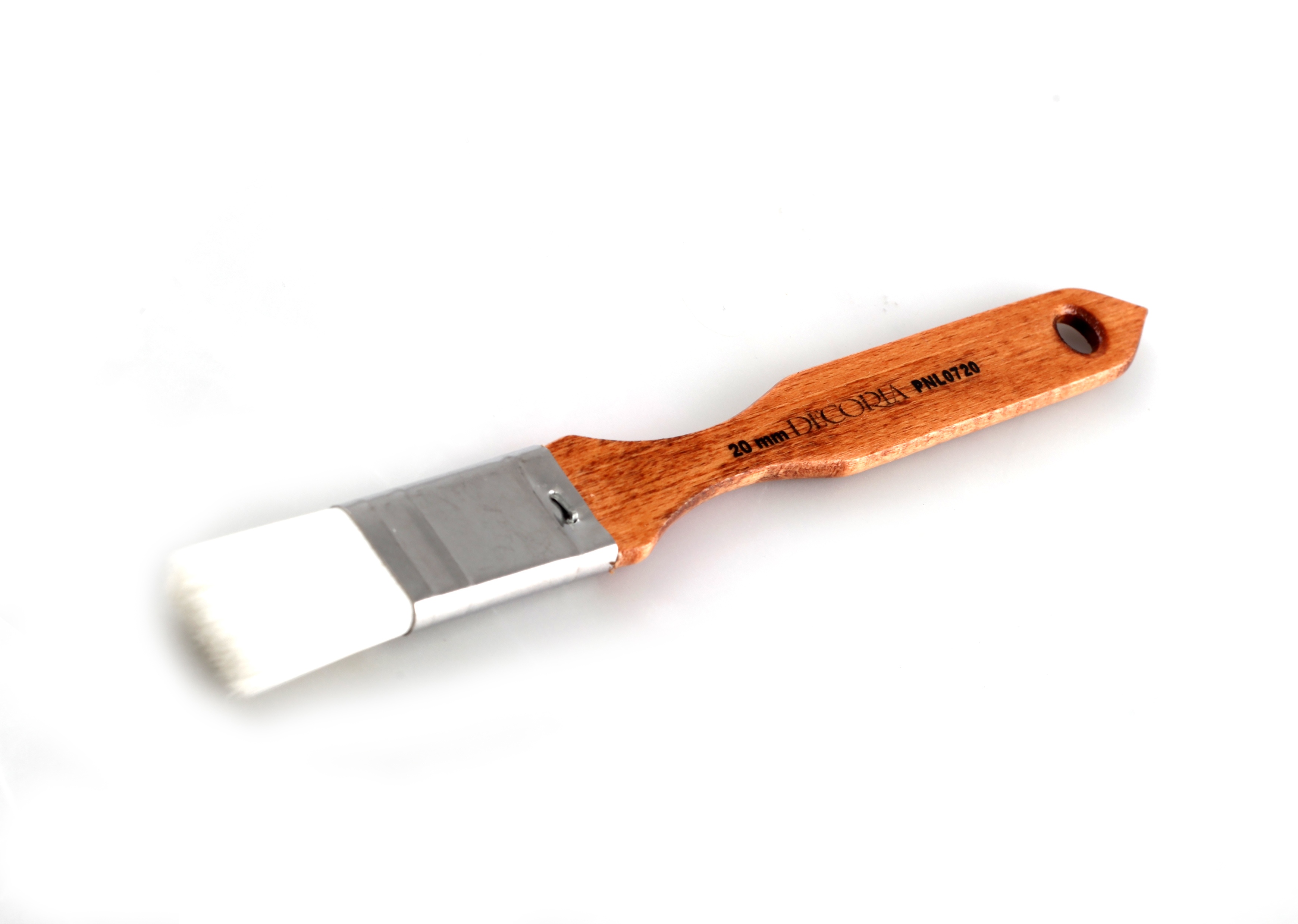 White synthetic spalter brush