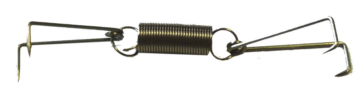 Spring Metal Claws for stretching Silk on Wooden Frame (box of 24)