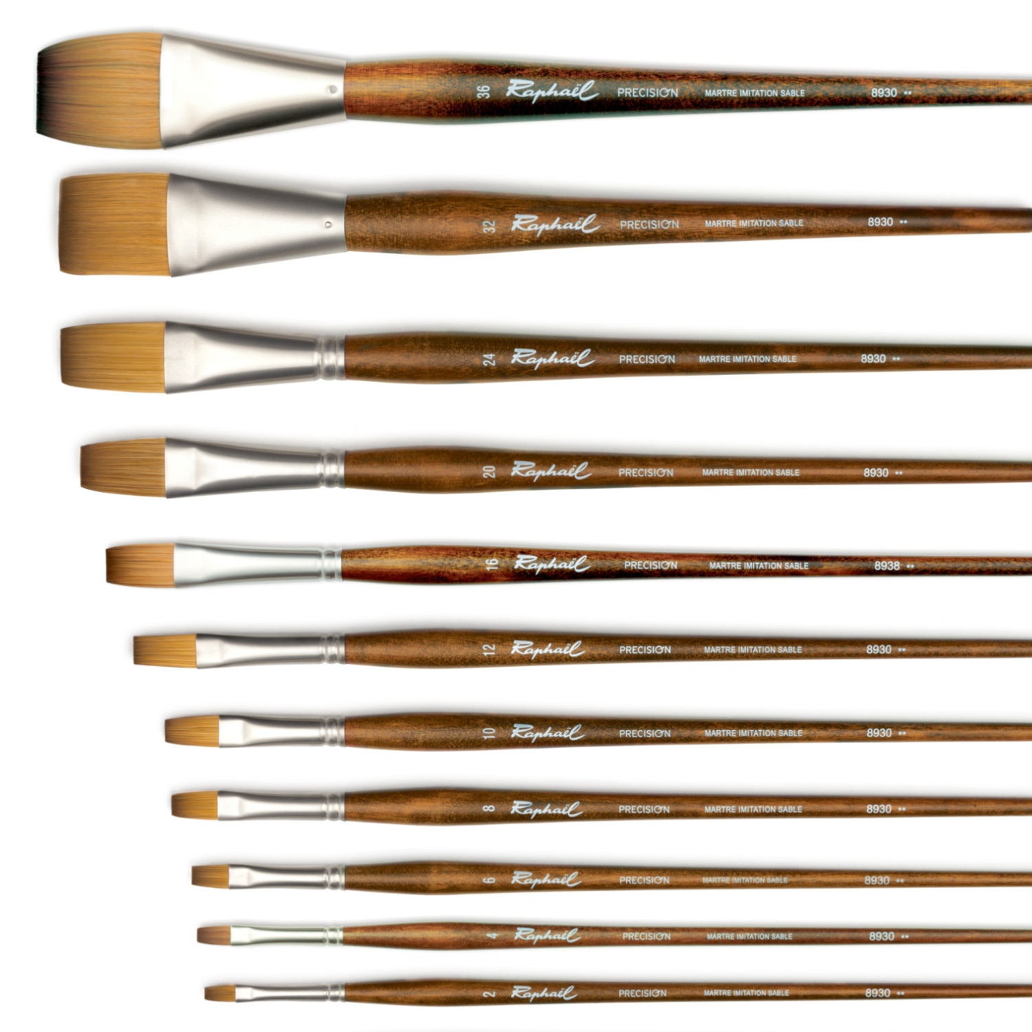 Raphaël Acrylic Flat Precision Brush - Series 8930