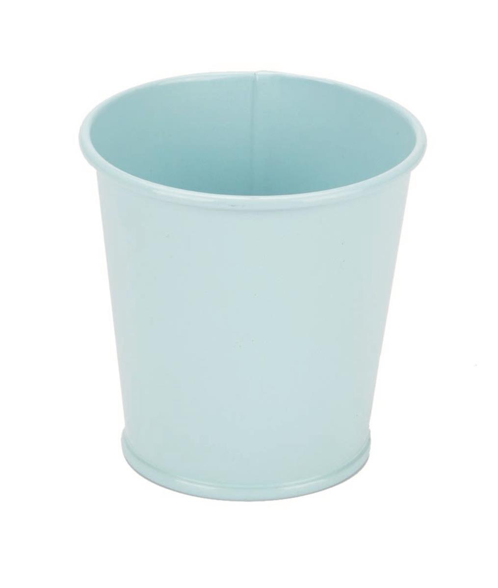 Bucket without handle decorative metal candle